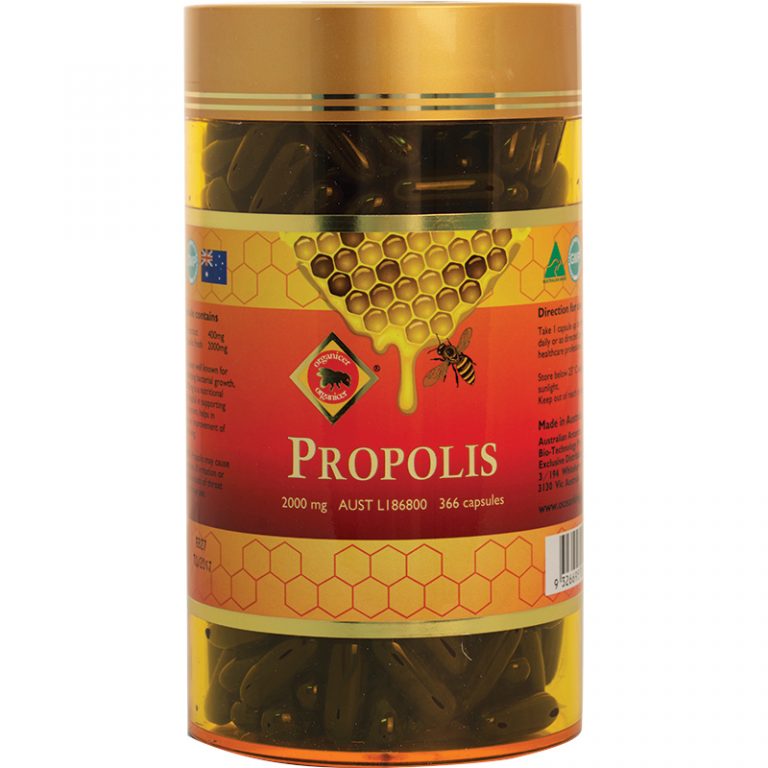 Organicer Propolis 2000mg 366 Capsules - Ocean King