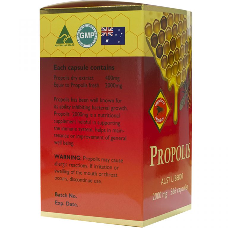 Organicer Propolis 2000mg 366 Capsules - Ocean King