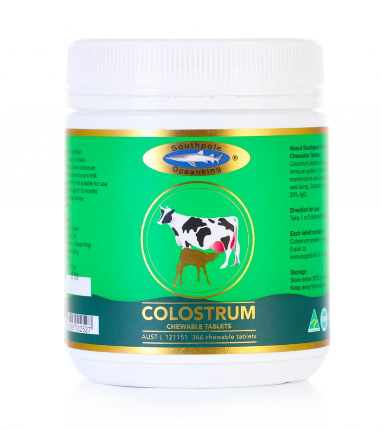 Ocean King Colostrum Chewable Tablets 366 Tablets - Ocean King