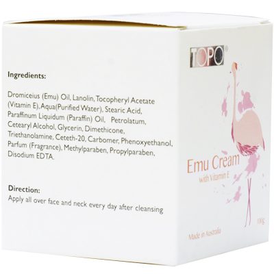 TOPO Emu Cream with Vitamin E 100g - Ocean King