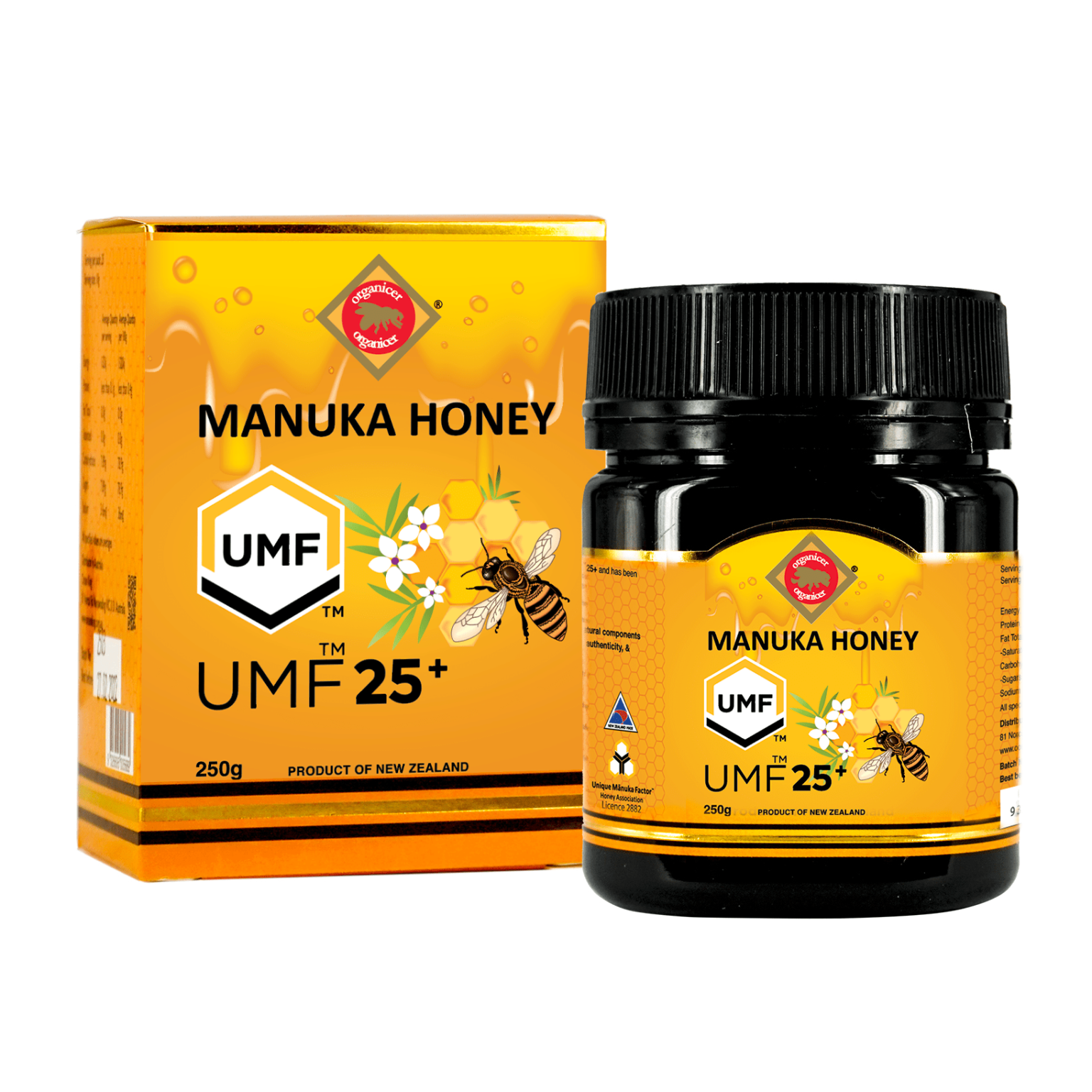 Organicer UMF 25+ Manuka Honey 250g Gift Pack - Ocean King